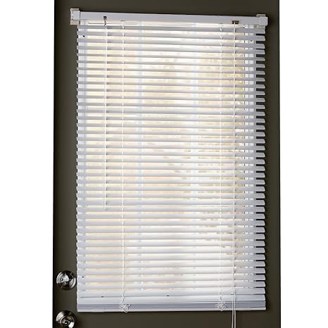 Collections Etc Easy Install Magnetic Window Blinds, White, 25" X 68 ...