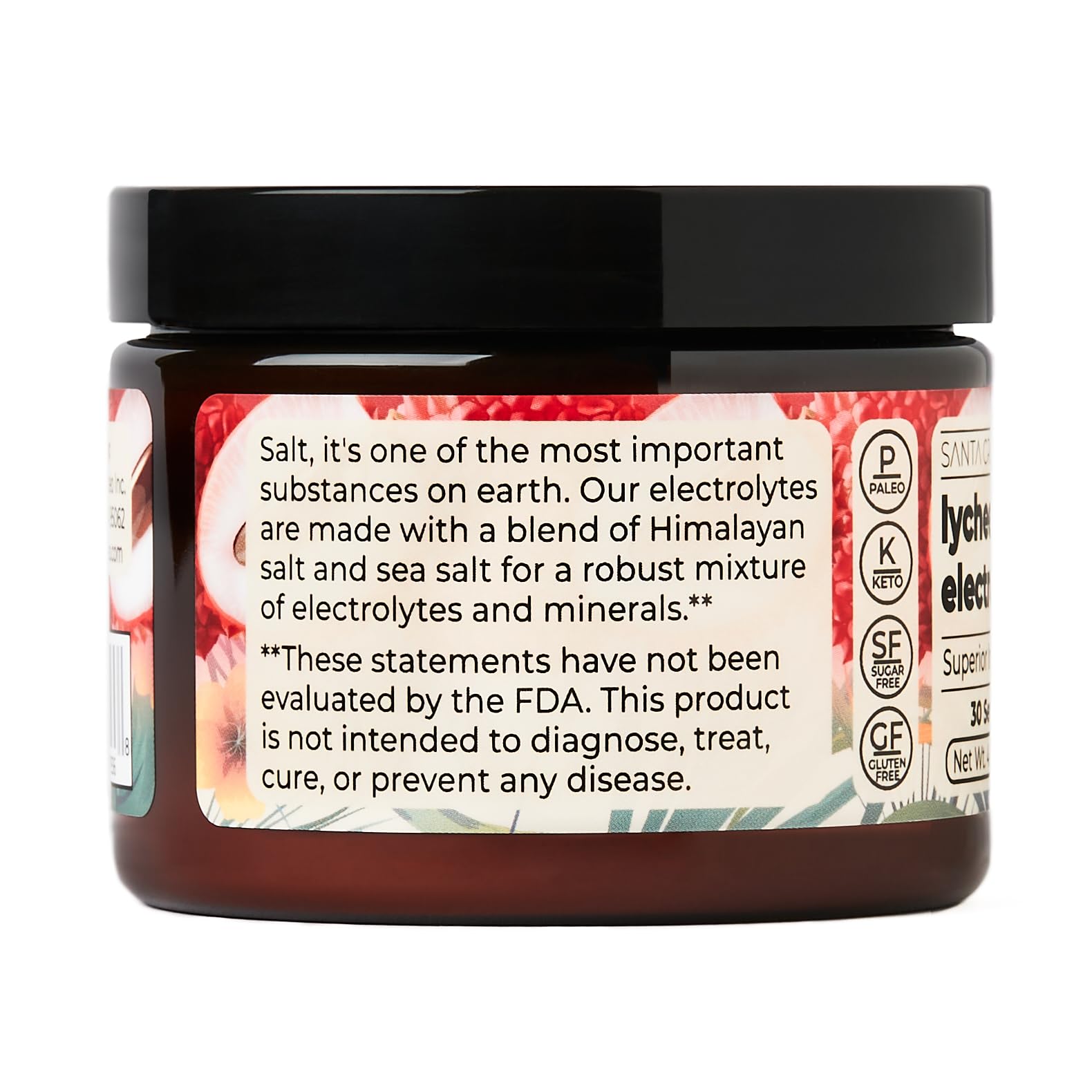 Mua Santa Cruz Paleo Real Salt Electrolytes Powder, Lychee, Made with ...