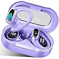 CASCHO Wireless Earbuds Bluetooth Headphones 60Hrs Playtime HD Stereo Audio Digital LED Display ...