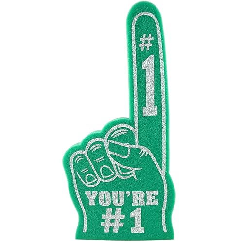 Giant Foam Finger 18 Inch- You're Number 1 Foam Hand for All Occasions ...