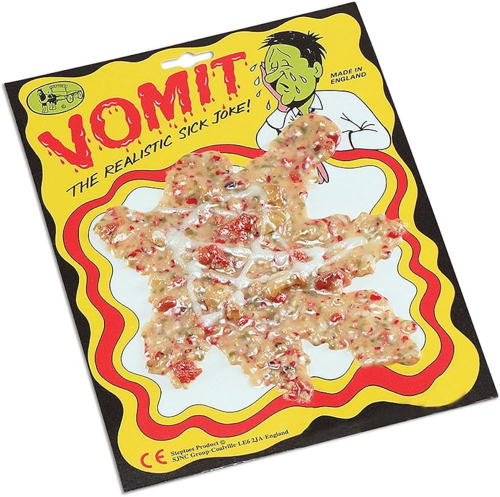 Amazon.com: Large Fake Vomit Spew Prank by Bristol Novelty by Bristol ...