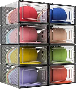 Amazon.com: QualiapeX Hat Organizer for Baseball Caps (Pack of 8), Hat ...