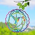 Amazon.com: Metal Wind Spinners, Mandala Stainless Steel 3D Hanging ...