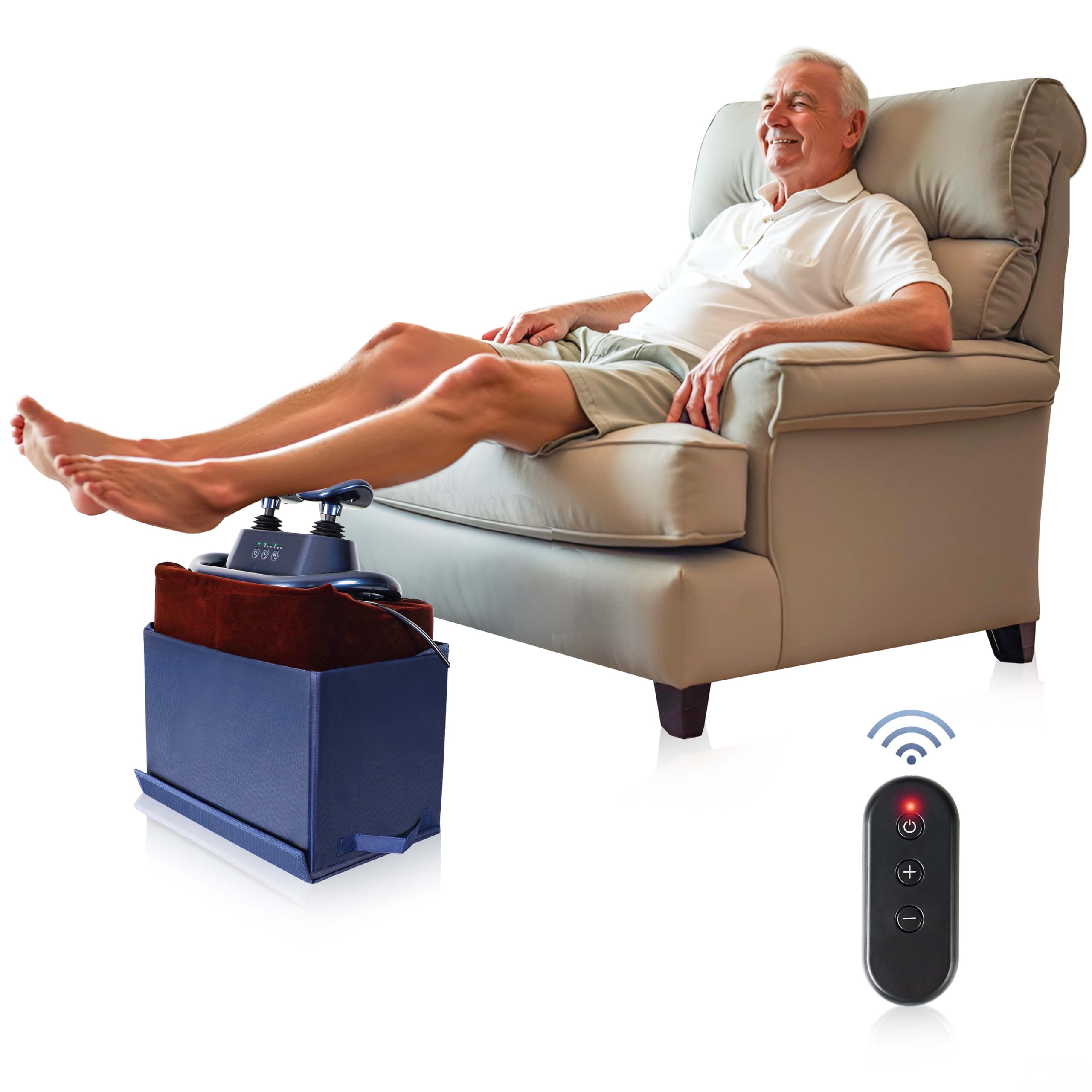 fuptos Leg Massager with Variable Speed, Foot Circulation Machine, Leg ...