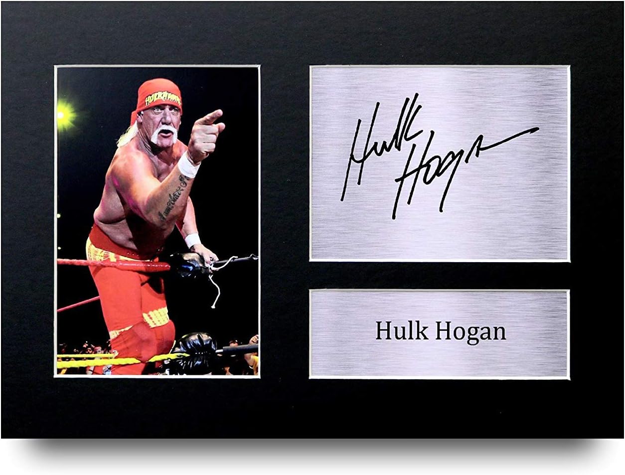 HWC Trading Hulk Hogan Signed A4 Printed Autograph WWE WWF Wrestling ...