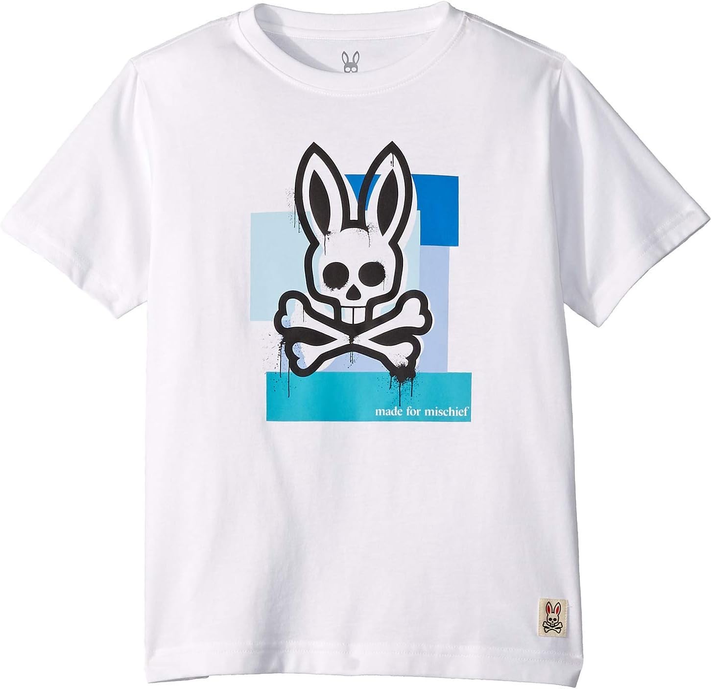 Playera para niños con diseño de conejo de Psicho (niños pequeños/niños ...