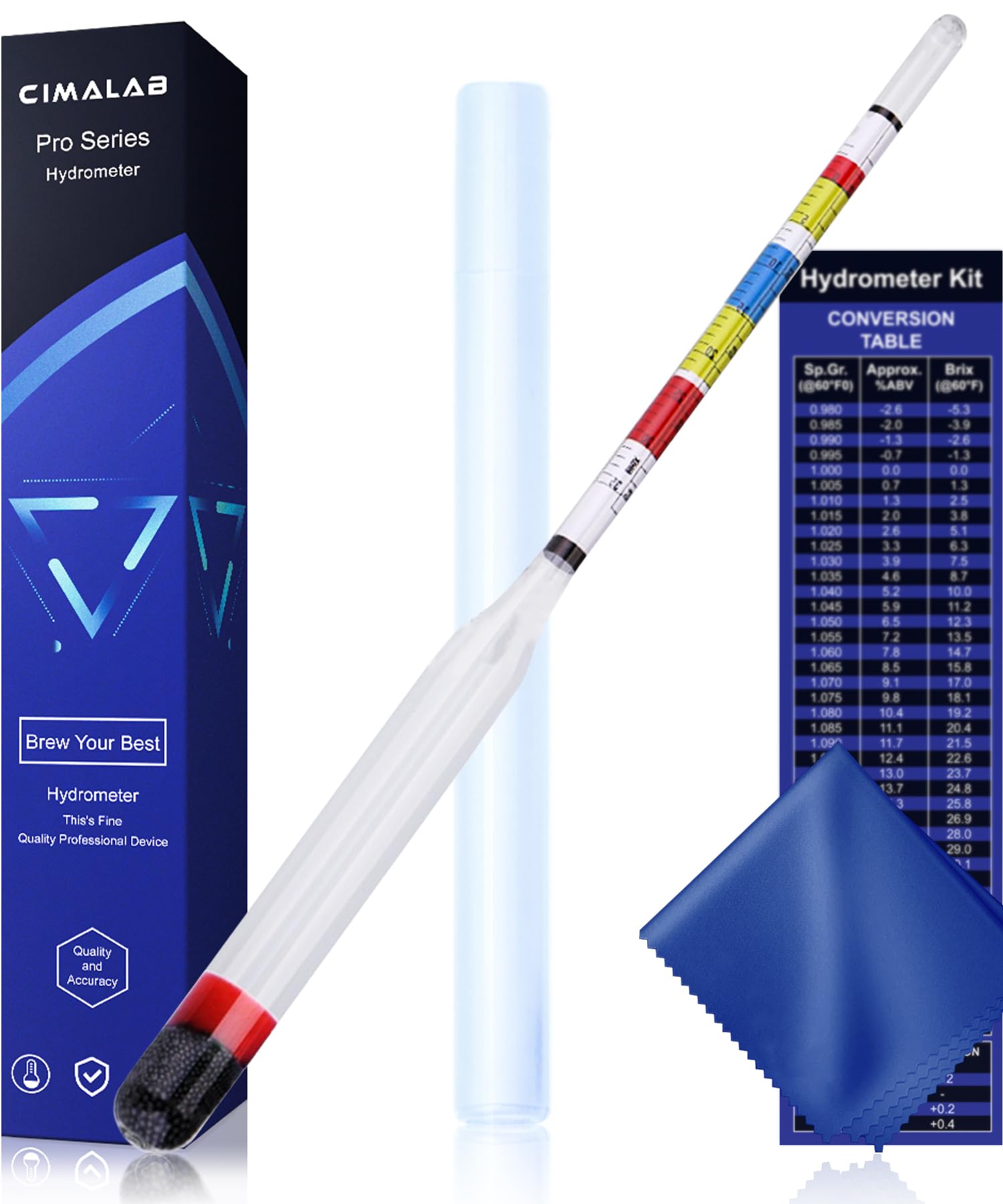 Mua Triple Scale Hydrometer, Specific Gravity Hydrometer for Wine, Mead ...