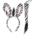 Amazon.com: Beaupretty 1 Set Zebra Costume Accessory Set Zebra Ears ...