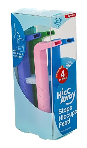 HiccAway Hiccup Straw - Stops Hiccups Naturally & Fast - As Seen On ...