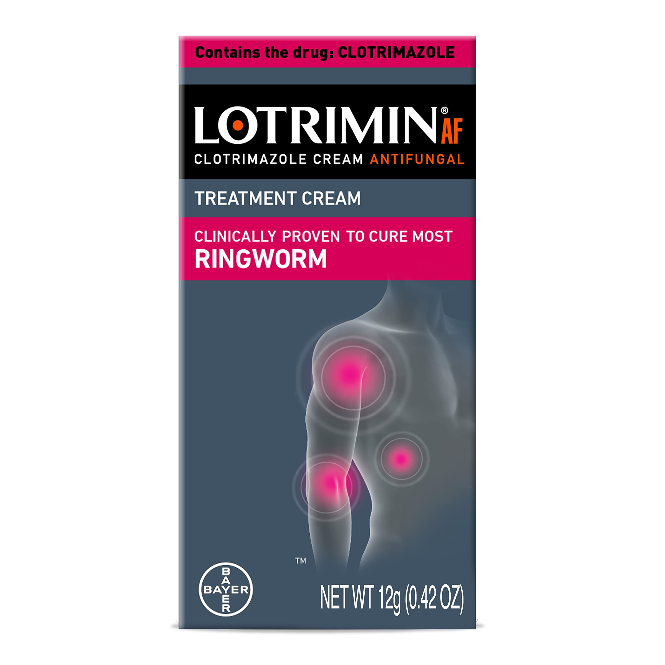 Mua Lotrimin AF Ringworm Cream Clotrimazole 1% - Clinically Proven ...