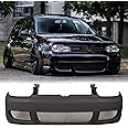 Amazon.com: PENSUN Front Bumper Cover W/Black Mesh Grille R32 Style Fit ...