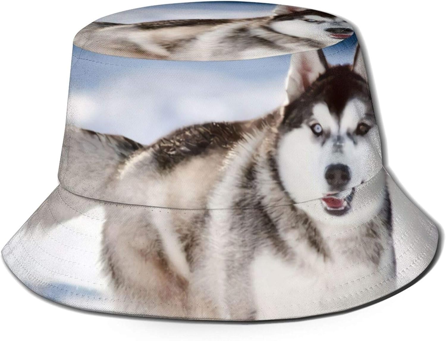 136 Happy Easter Siberian Huskies Bucket Hat Fisherman Hats Summer ...