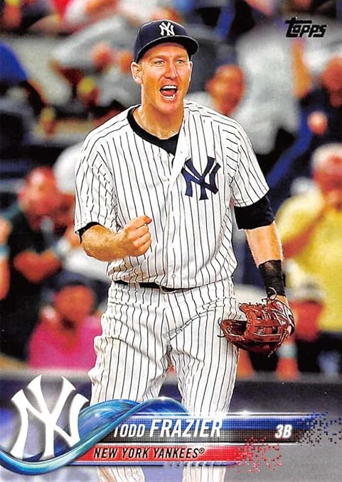 Amazon.com: 2018 Topps #84 Todd Frazier New York Yankees Baseball Card ...