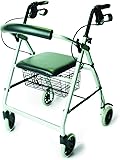 NRS Healthcare M66739 Compact Easy Rollator Wheeled Walking Aid ...