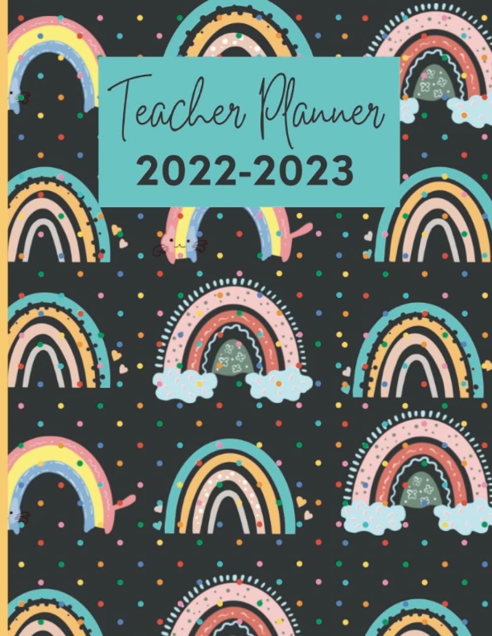 Mua 2022-2023 Teacher Planner: Academic Year Boho Rainbow Lesson Plan ...
