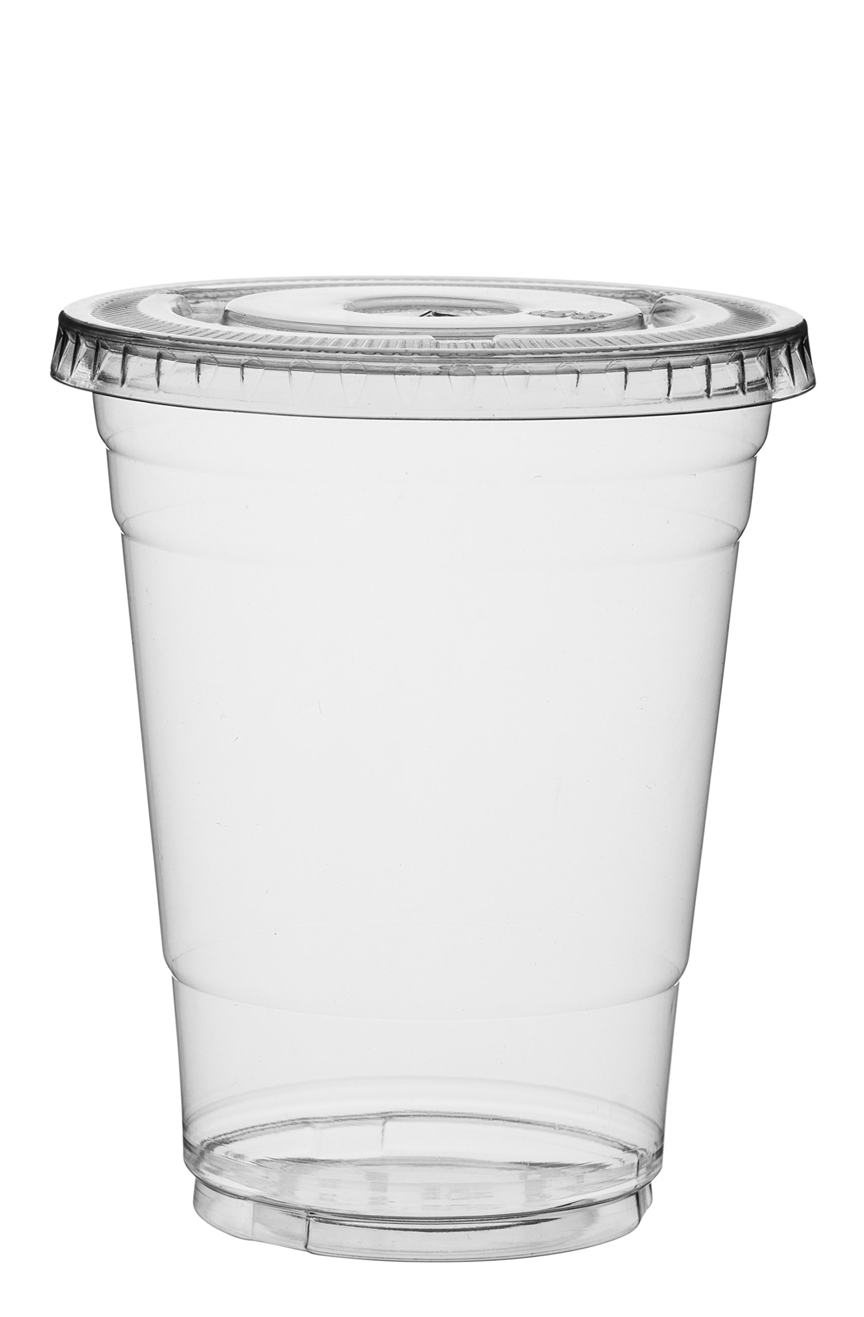 Clear Plastic Cups With Lids 16 Oz 50 Pack PET Cold Smoothie Cups Clear Plastic Cups With Lids 16 Oz 50 Pack PET Cold Smoothie Cups