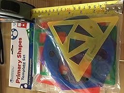 Learning Resources Primary Shapes Template Set: Amazon.co.uk: Toys & Games