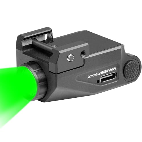 XYHlaserwin G10 500 Lumens Green Pistol Light,Picatinny Rail Mounted ...