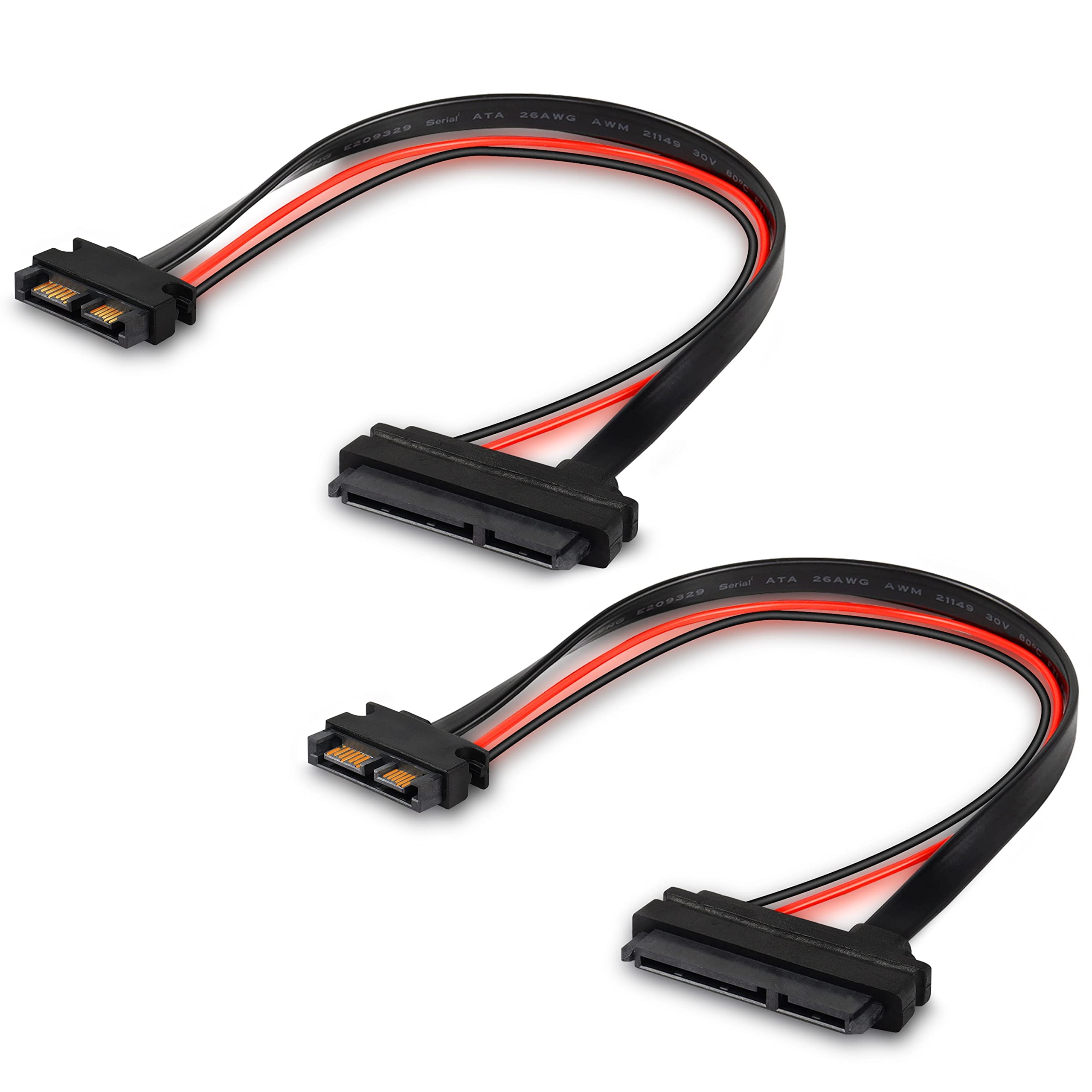 Mua XMSJSIY Slimline Sata 13 Pin Male to 22 Pin Sata Female Cable Adapter,Slimline Serial ATA 7 ...
