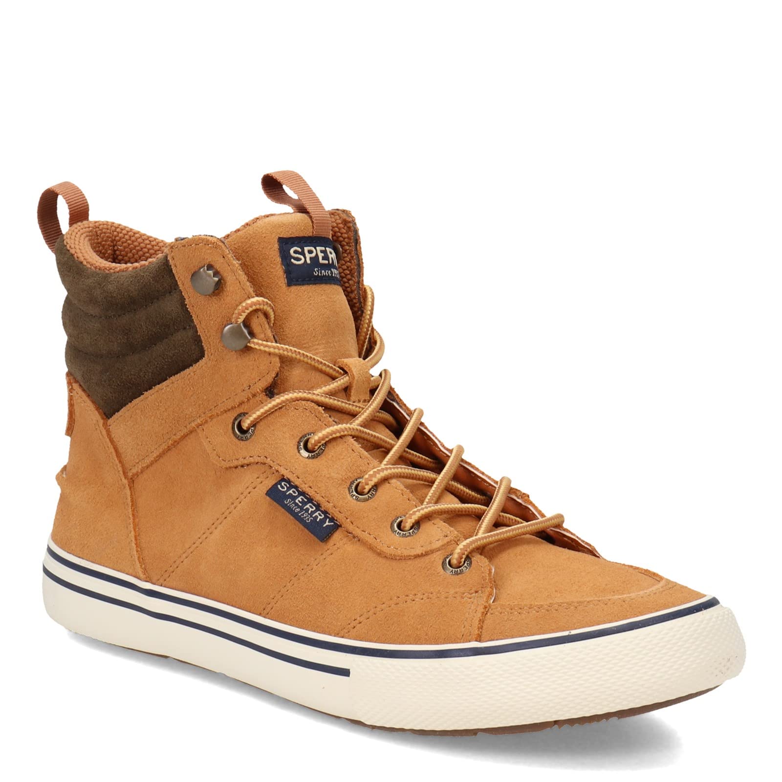 **DAMAGED, DISCOLORED STAIN ON SIDE OF SHOE** Sperry Men's Striper Boat ...