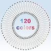 SANJOKI Art Markers 119 Colors and Colorless blender Alcohol Brush ...