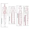 4 Models Fashion Illustration Rulers, Fashion Sketching Templates Ruler ...