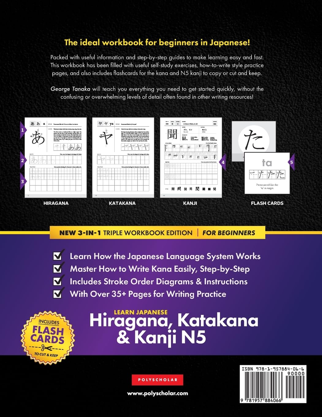 Mua Learn Japanese Hiragana, Katakana and Kanji N5 – Workbook for Beginners: The Easy, Step-by ...