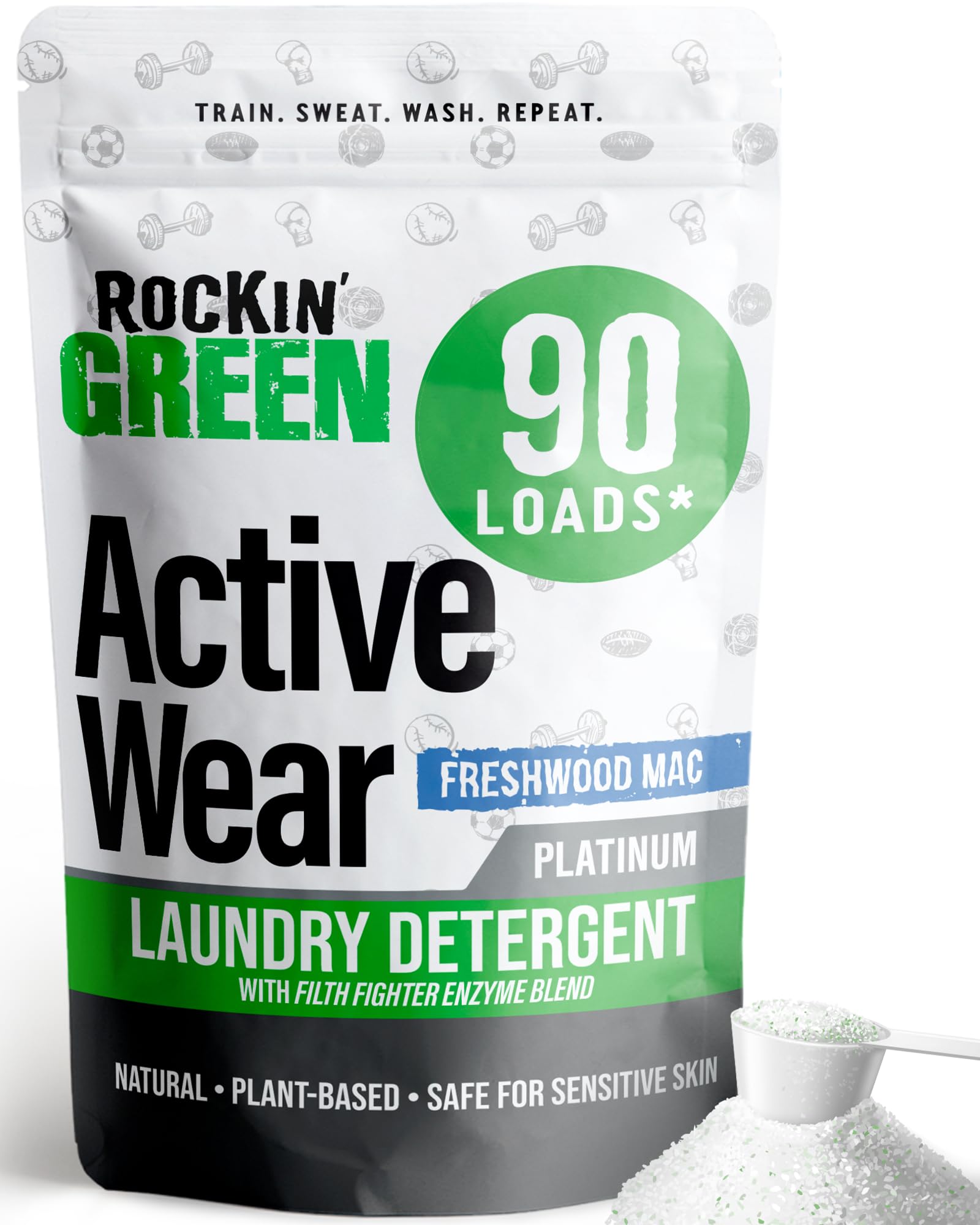 Mua Rockin' Green Laundry Detergent, Plant based, All Natural Laundry ...