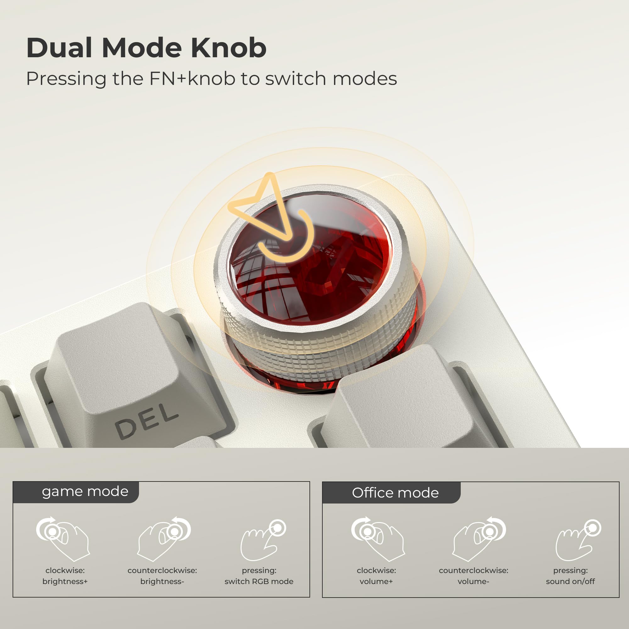 Mua XVX YK820 75% Keyboard with Full Aluminum Wired Mechanical Keyboard ...