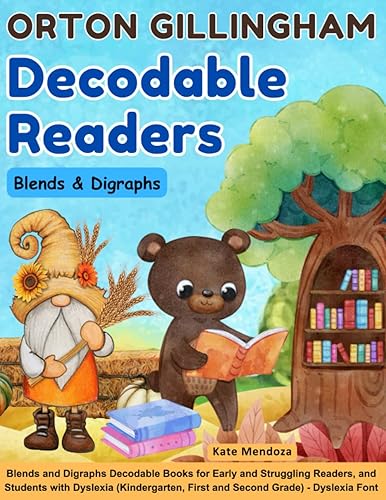 Orton Gillingham Decodable Readers: Blends and Digraphs Decodable Books ...