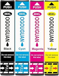 OGOUGUAN Remanufactured Ink Cartridges Replacement for Epson 49XL 49 XL ...