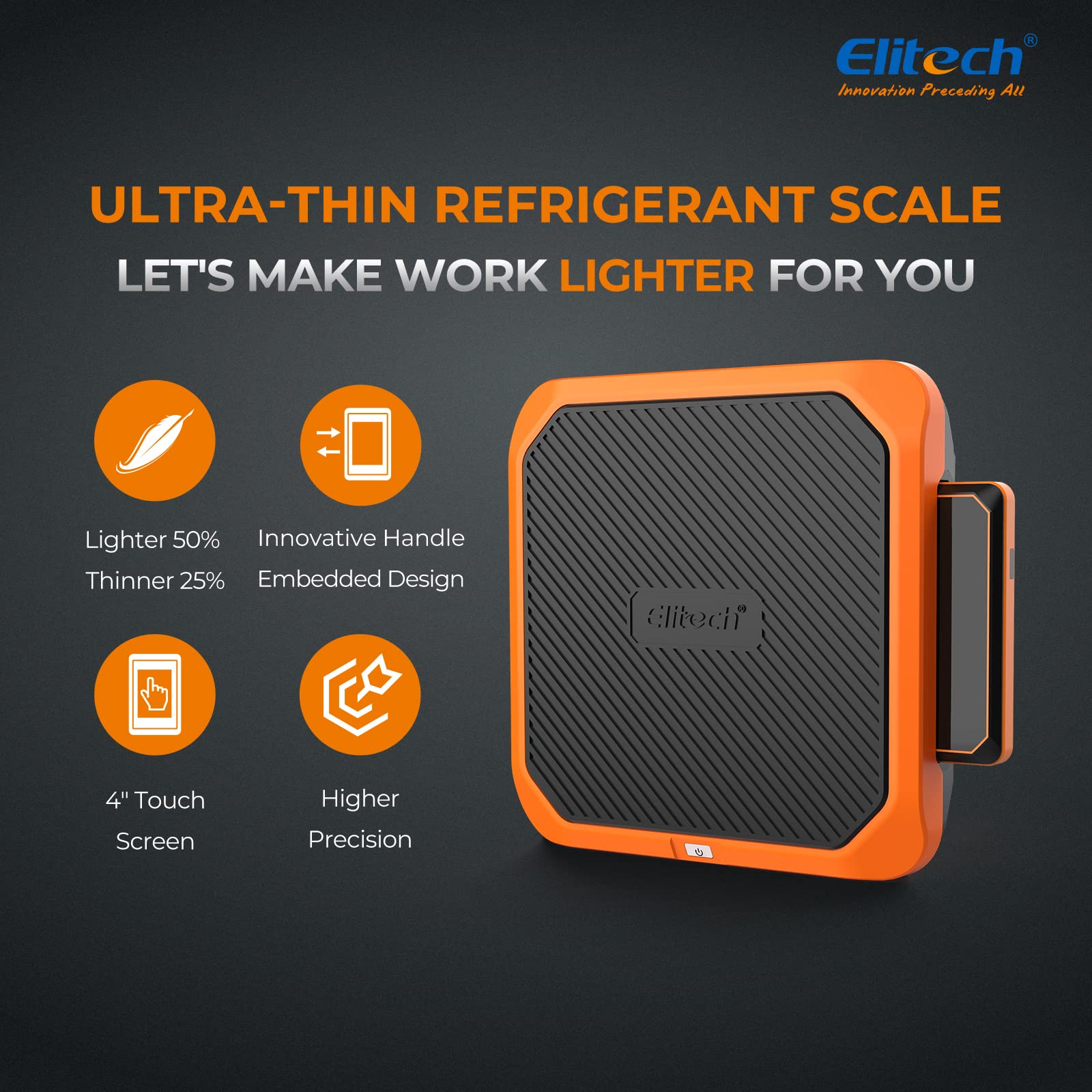 Mua Elitech Smart Refrigerant Scale Ultra-Thin & Lightweight Wireless A/C Charging Scale 220LB ...
