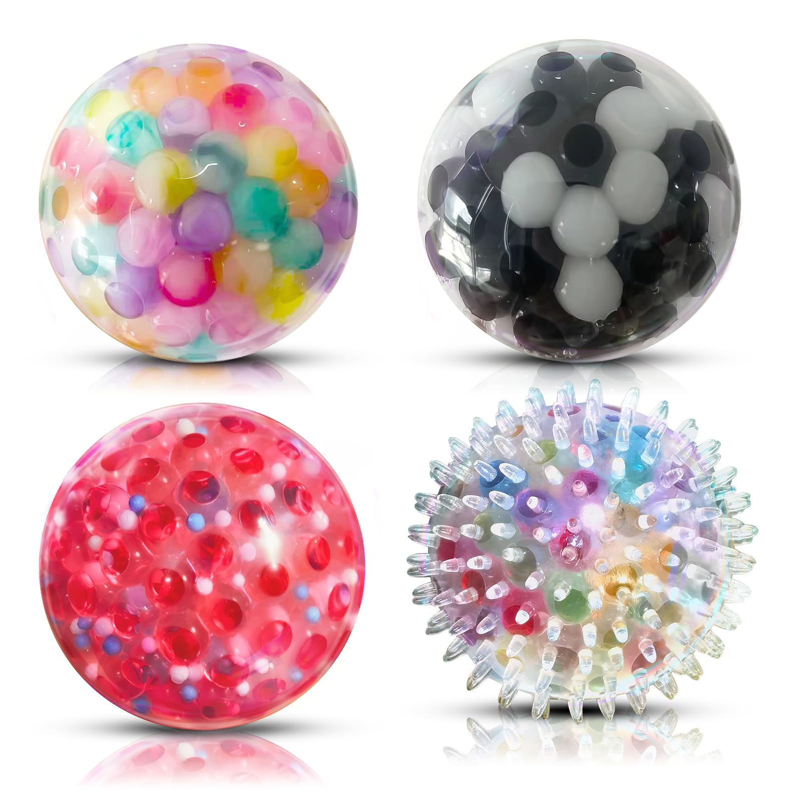 Mua ALMAH Stress Balls for Adults (4 Pack), Hand Exercise Balls for ...