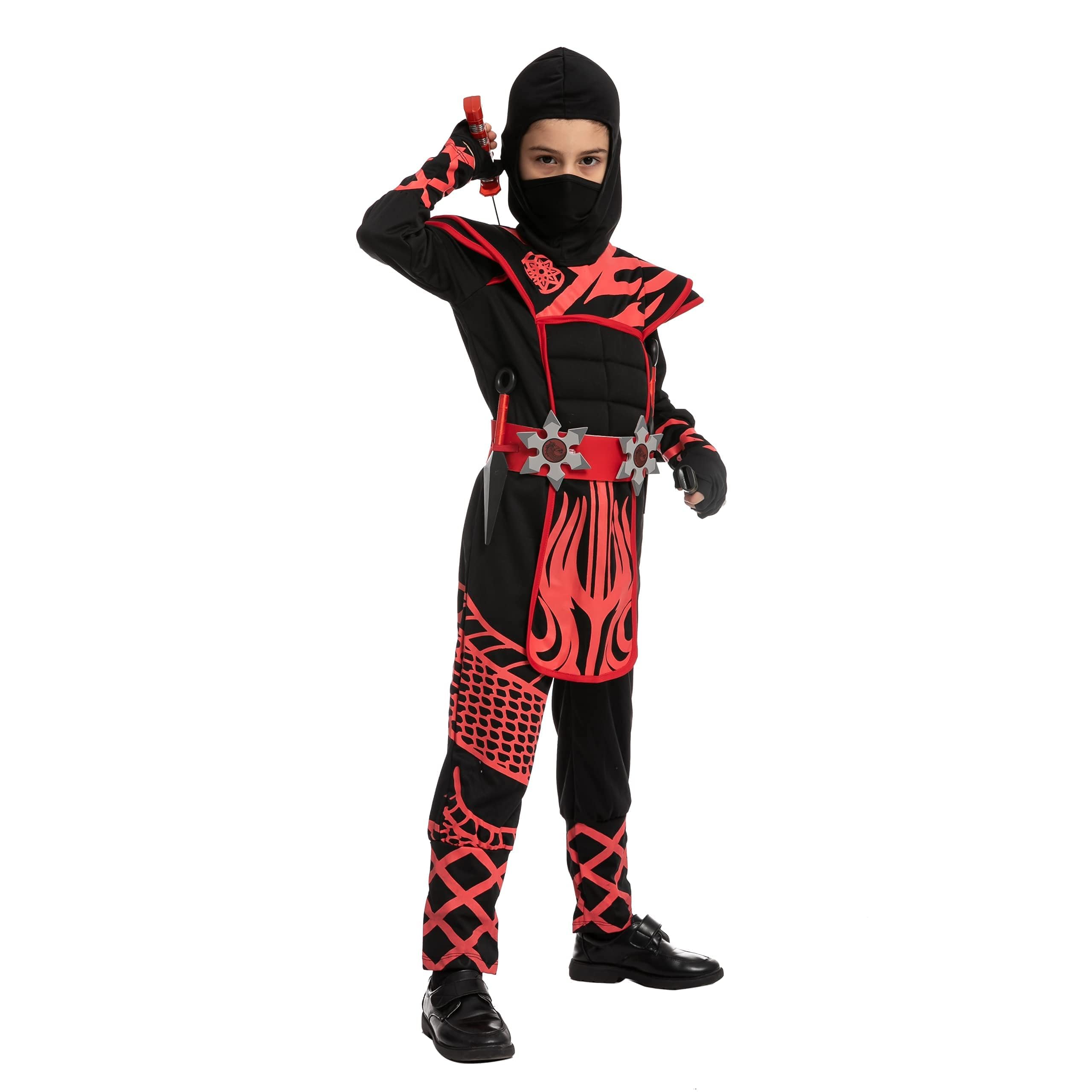 Spooktacular Creations Boys Ninja Costume, Dragon Scales Ninja Costume ...