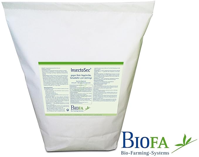 InsectoSec® Kieselgur für Hühner | Mittel gegen Rote Vogelmilbe ...