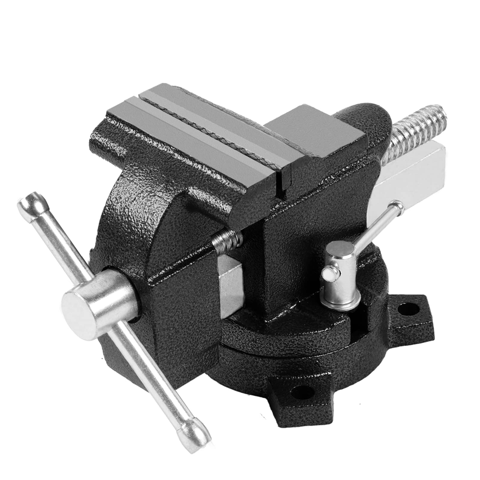 Bench Vise, 4-1/2" Vice for Workbench, Home Vise with Pipe Jaw and ...