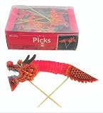 Amazon.com | Chinese Paper Dragon Picks (1Dz): Cocktail Picks: Cocktail ...