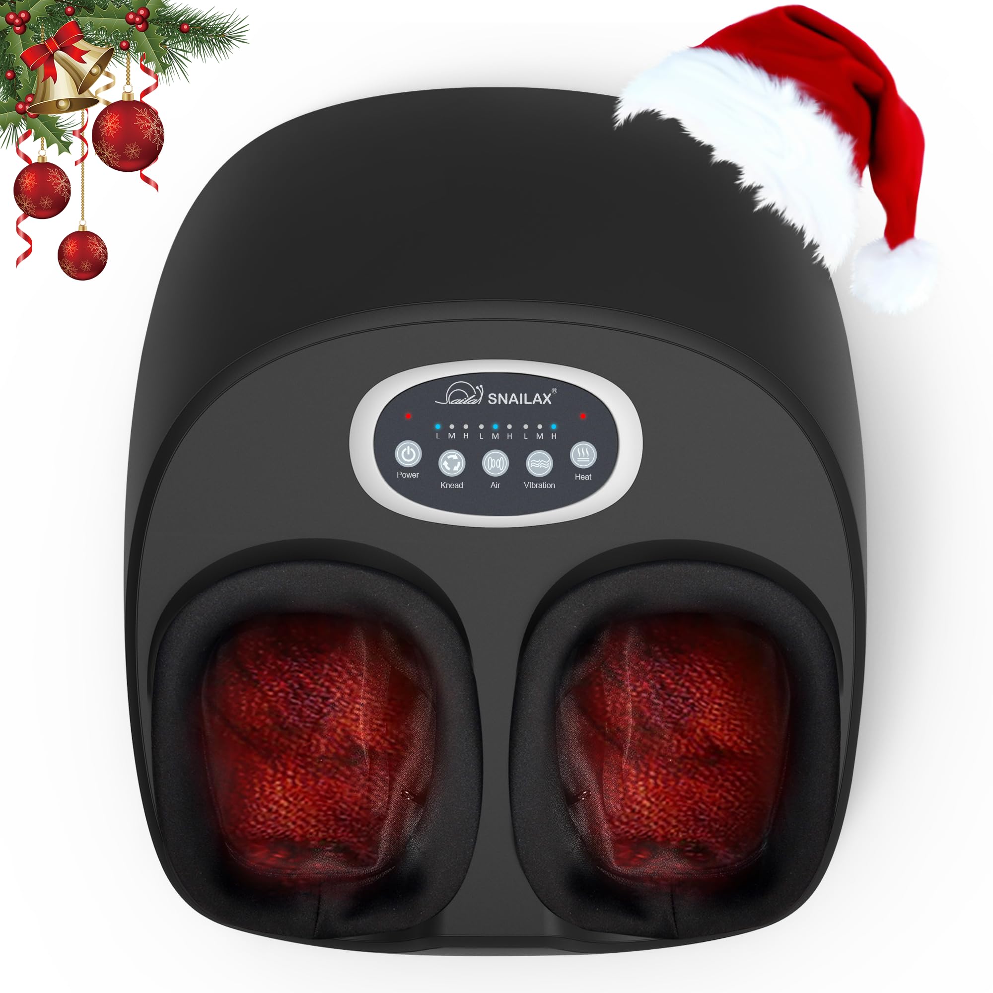 Snailax Foot Massager with Heat, FSA HSA Eligible, Kneading ...