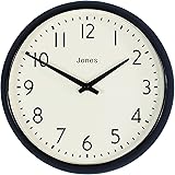 Jones Clocks Ketchup Retro Wall Clock 25cm (Grey): Amazon.co.uk ...