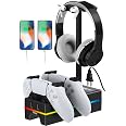 Amazon.com: PS5 Controller Charger with USB Charging Port and AC Outlet ...