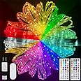 Color Changing Rope Lights for Outside, 50ft LED String Lights with 2 ...