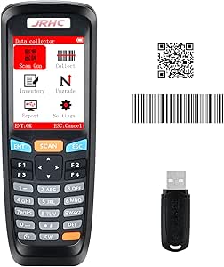JRHC 2D Inventory Barcode Scanner and Collector with 2.4 GHz Wireless ...