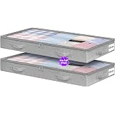 Amazon.com: Under Bed Storage Containers, Low Profile Underbed Storage ...