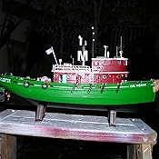 Amazon.com: Lindberg 1/87 scale Diesel Tug Boat: Toys & Games