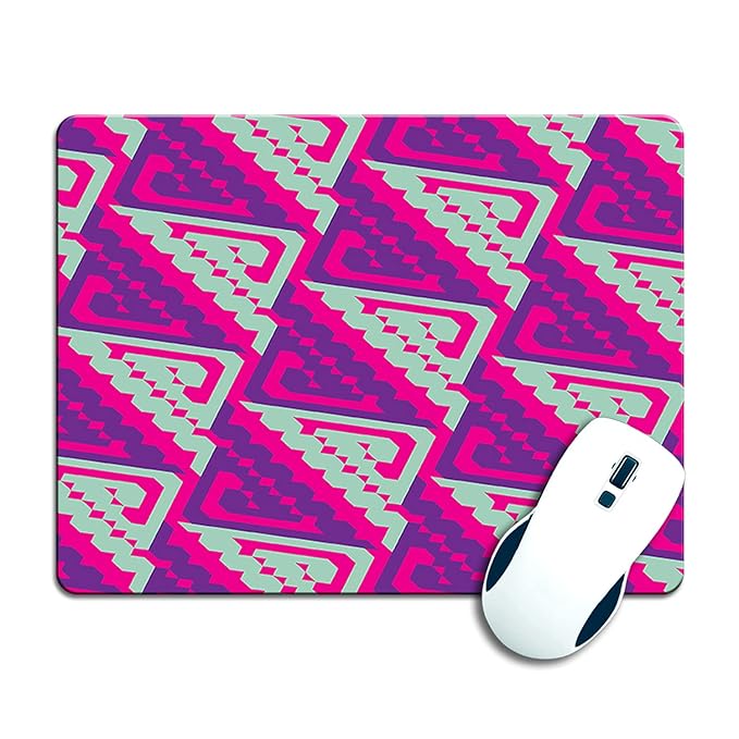 COLORFLOW Funky Pink Blue Abstract Pattern Colorful Designer All ...