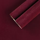 Amazon.com - VEELIKE Dark Red Velvet Fabric Wallpaper Self Adhesive ...