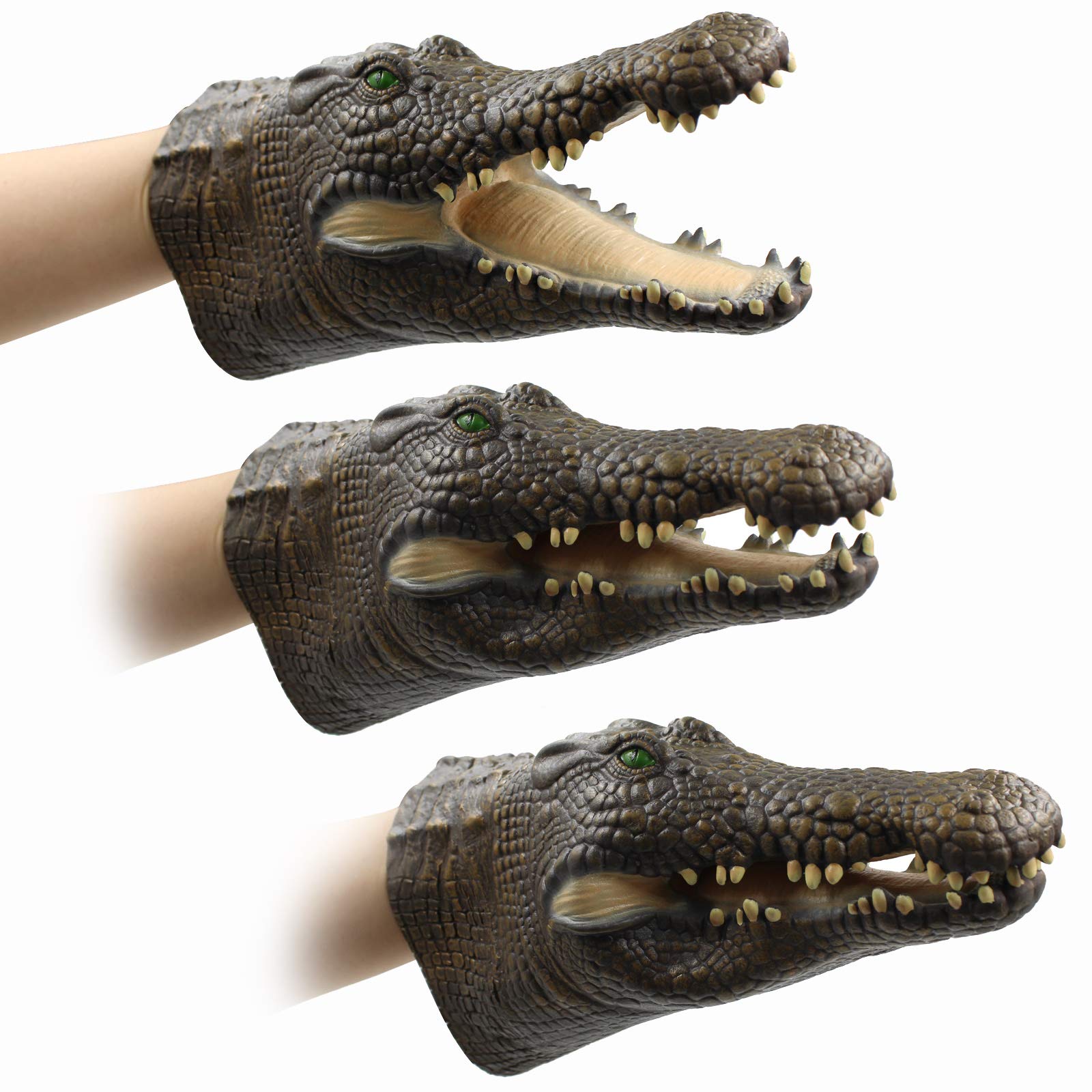 Mua Yolococa Alligator Puppet Crocodile Head Puppets Realistic Soft ...