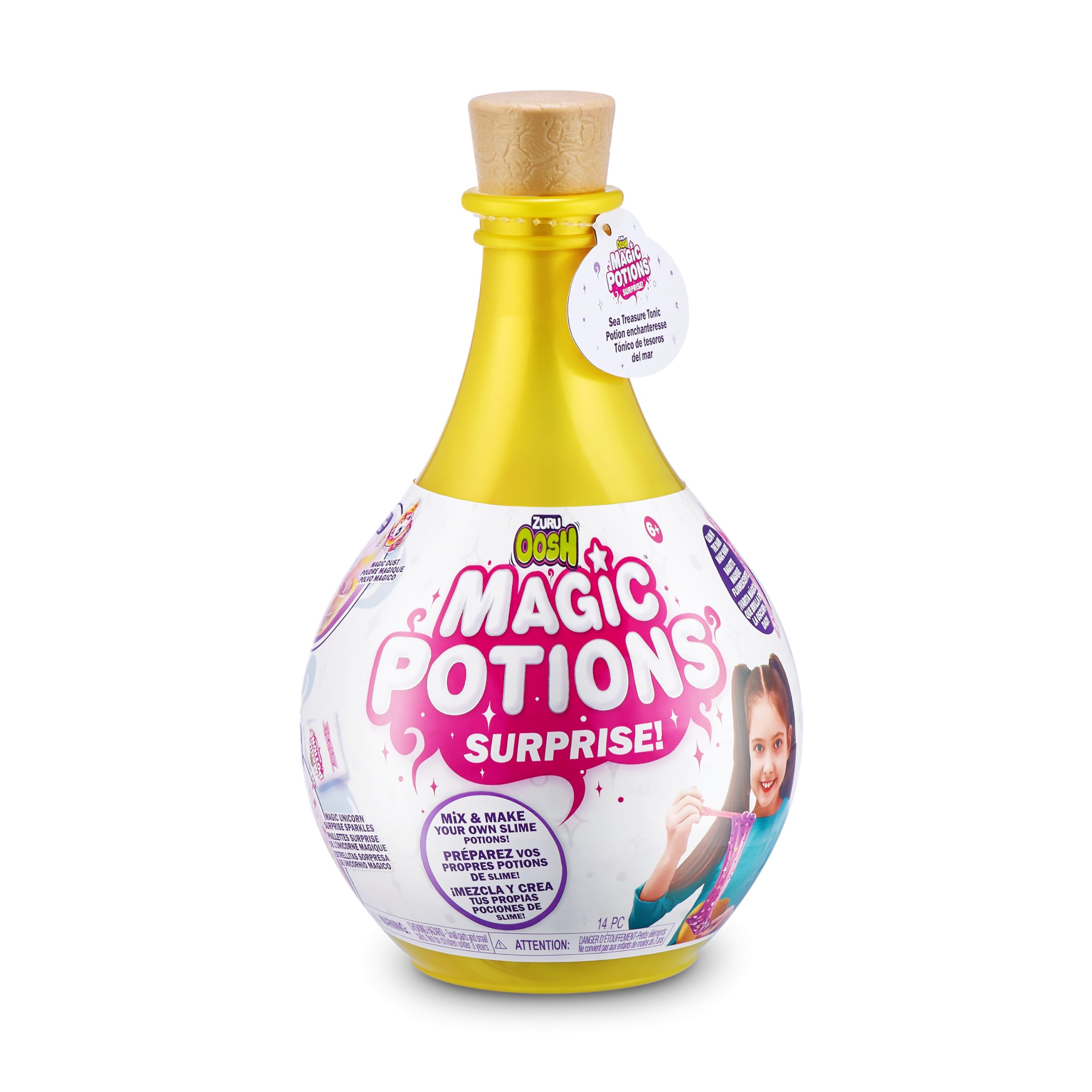 Mua Oosh Potions Slime Surprise (Yellow) by ZURU DIY Slime Kit with ...