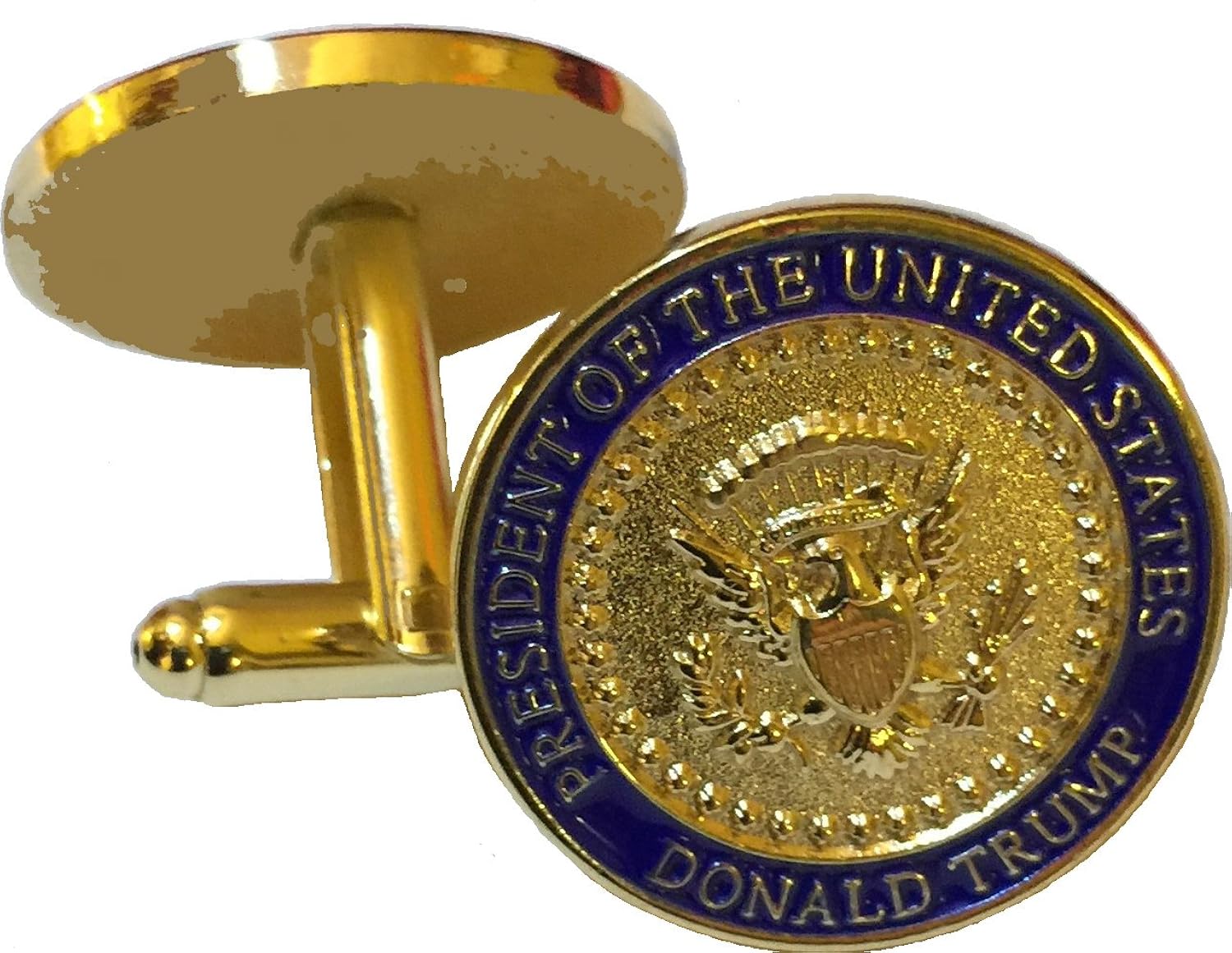 Donald Trump Cufflinks Gold Eagle Coin Oval Office Presidential Seal ...
