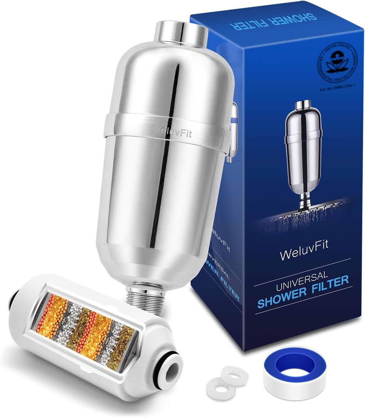 Duschfilter Shower Filter 16-Schichten Universeller Wasserfilter Zum ...